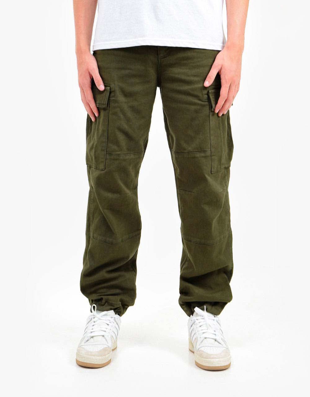 Route One Classic Cargo Pants Olive