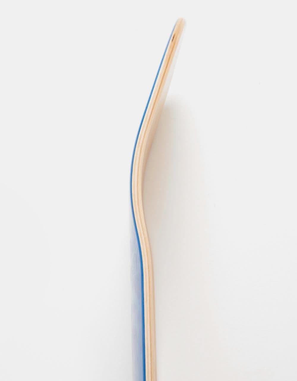 Route One Mini Logo 'OG Shape' Skateboard Deck - Blue/White