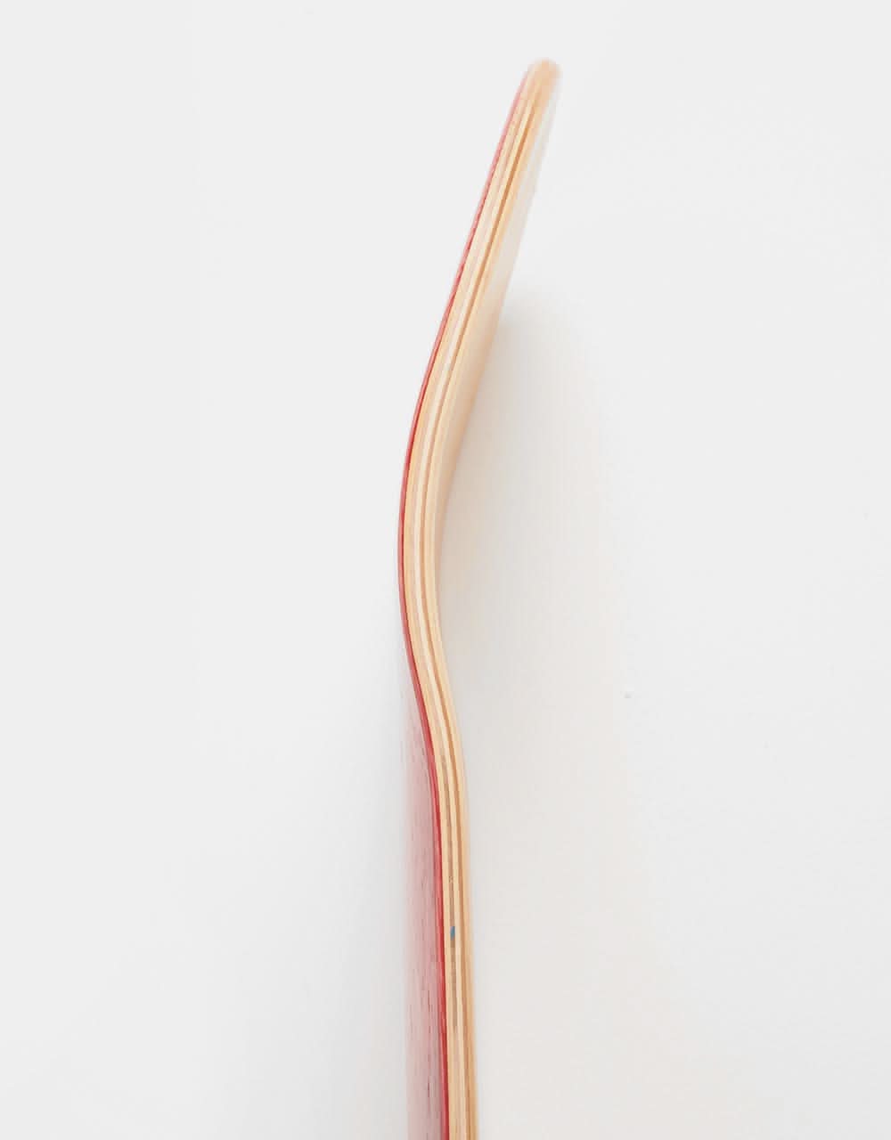 Route One Mini Logo 'OG Shape' Skateboard Deck - Red/White
