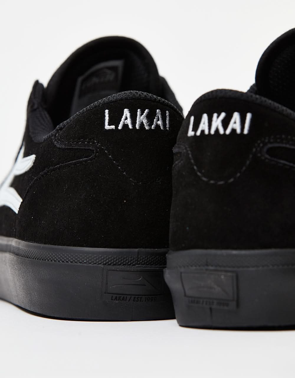 Lakai Manchester Skate Shoes - Black Suede