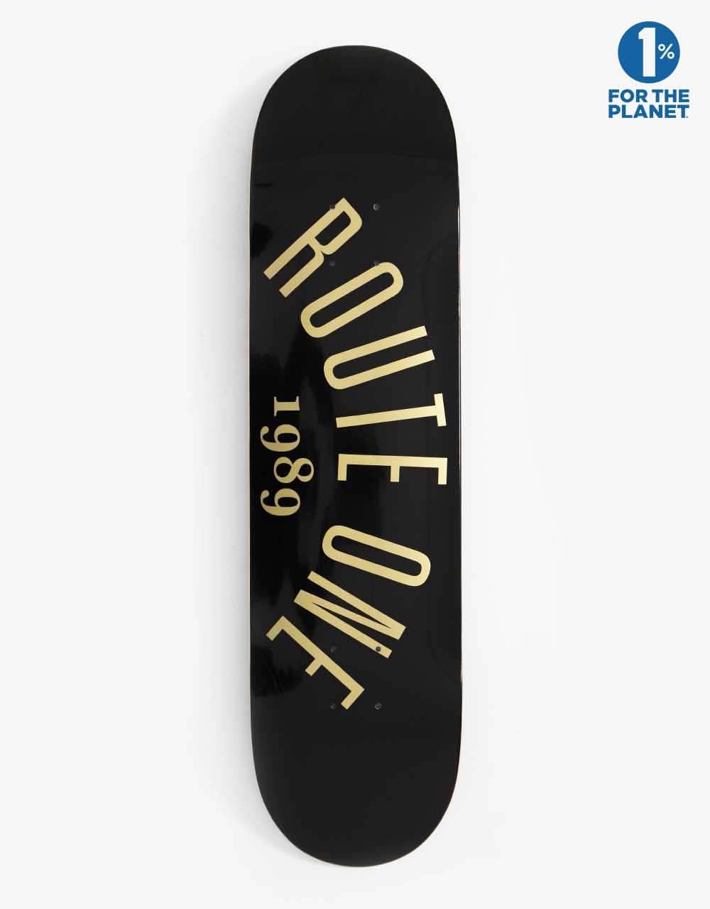 Route One Arch Logo 'OG Shape' Skateboard Deck - 8"