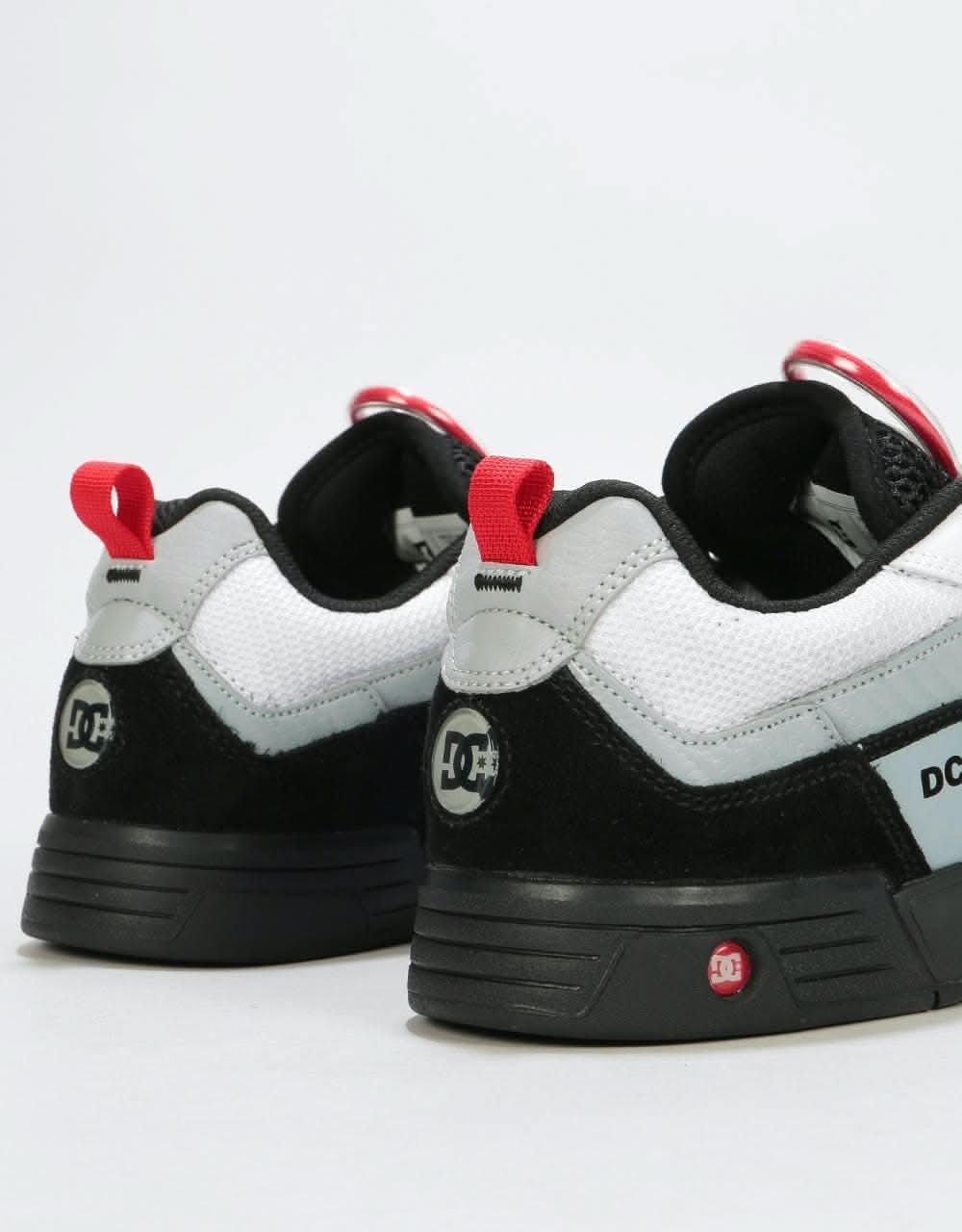 DC Legacy 98 Slim Skate Shoes - Black/White/Red