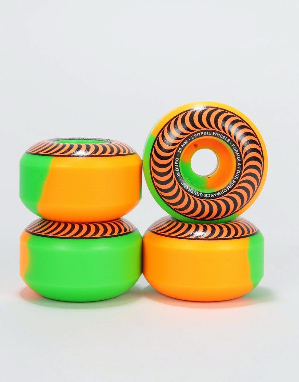 Spitfire 50 50 Swirl Formula Four Classic 99d Skateboard Wheel 53mm