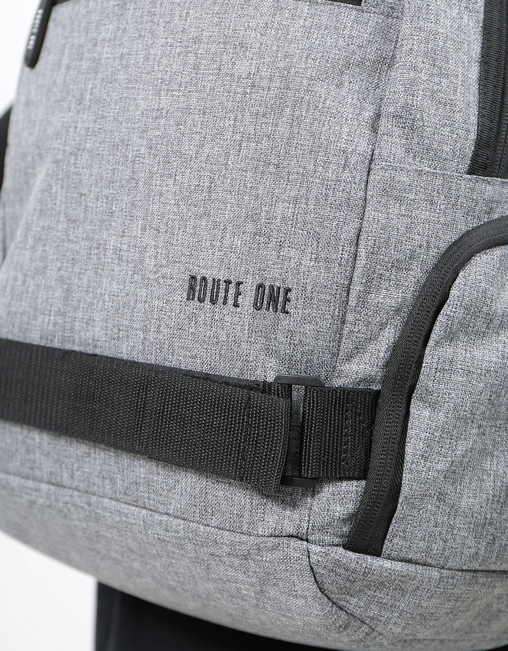 Route One Recycled Skatepack - Grey Crosshatch