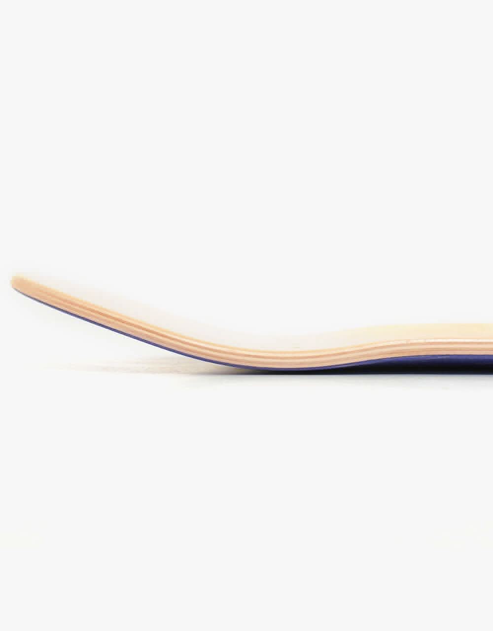 Route One Mini Logo 'OG Shape' Skateboard Deck - Purple/White