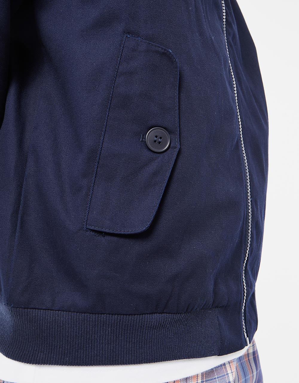 Route One Harrington Jacket - Navy
